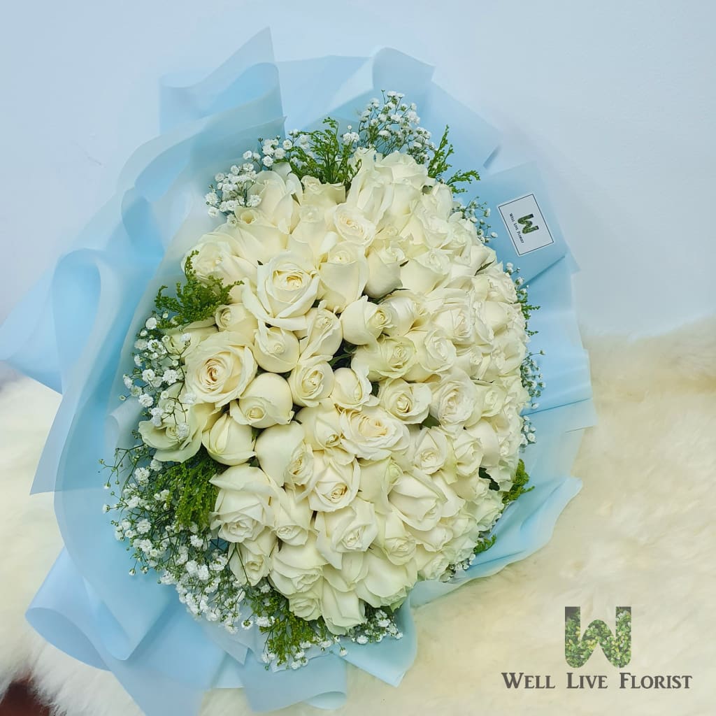 Affordable 99 Rose Bouquets in Singapore | Well Live Florist
