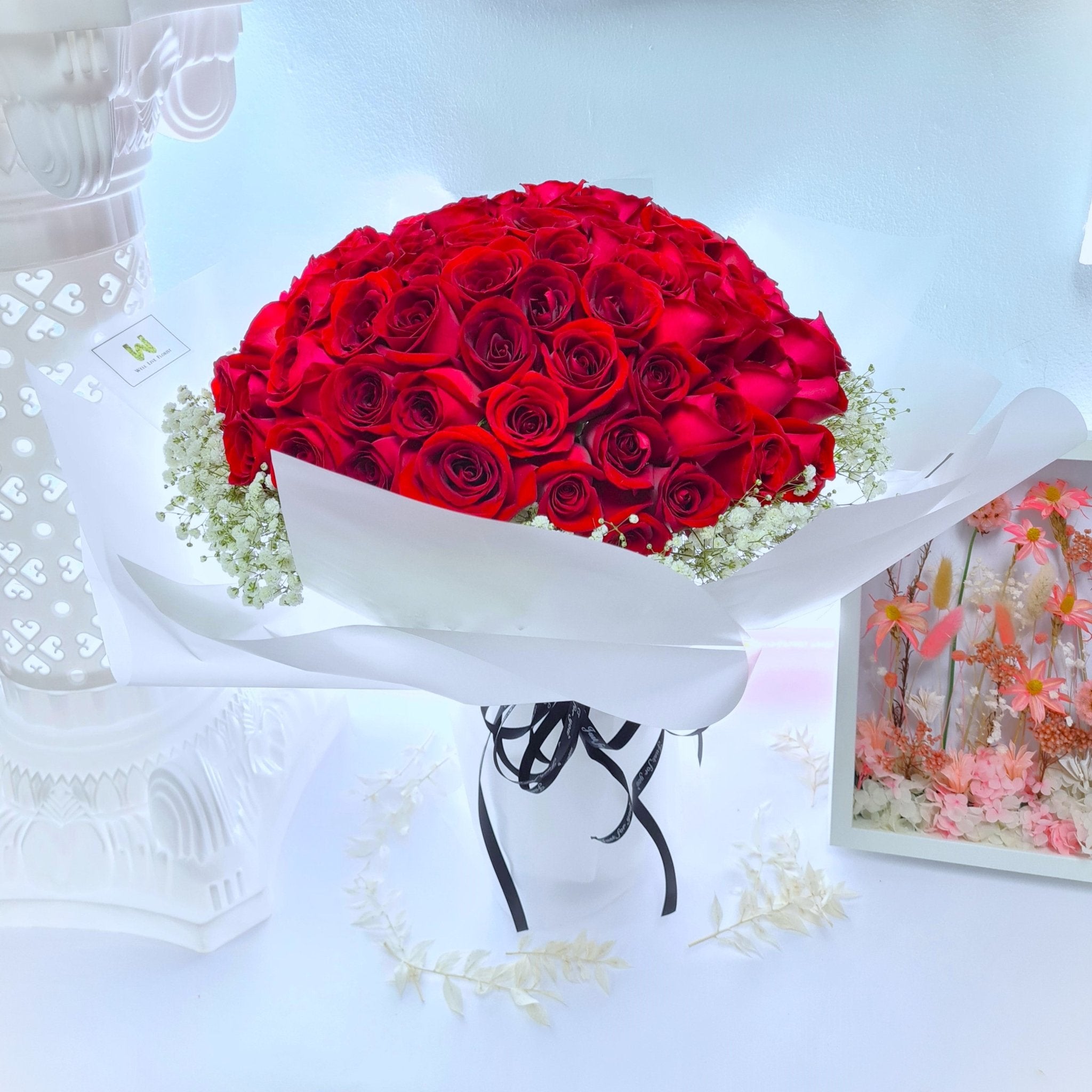 Affordable 99 Rose Bouquets in Singapore | Well Live Florist