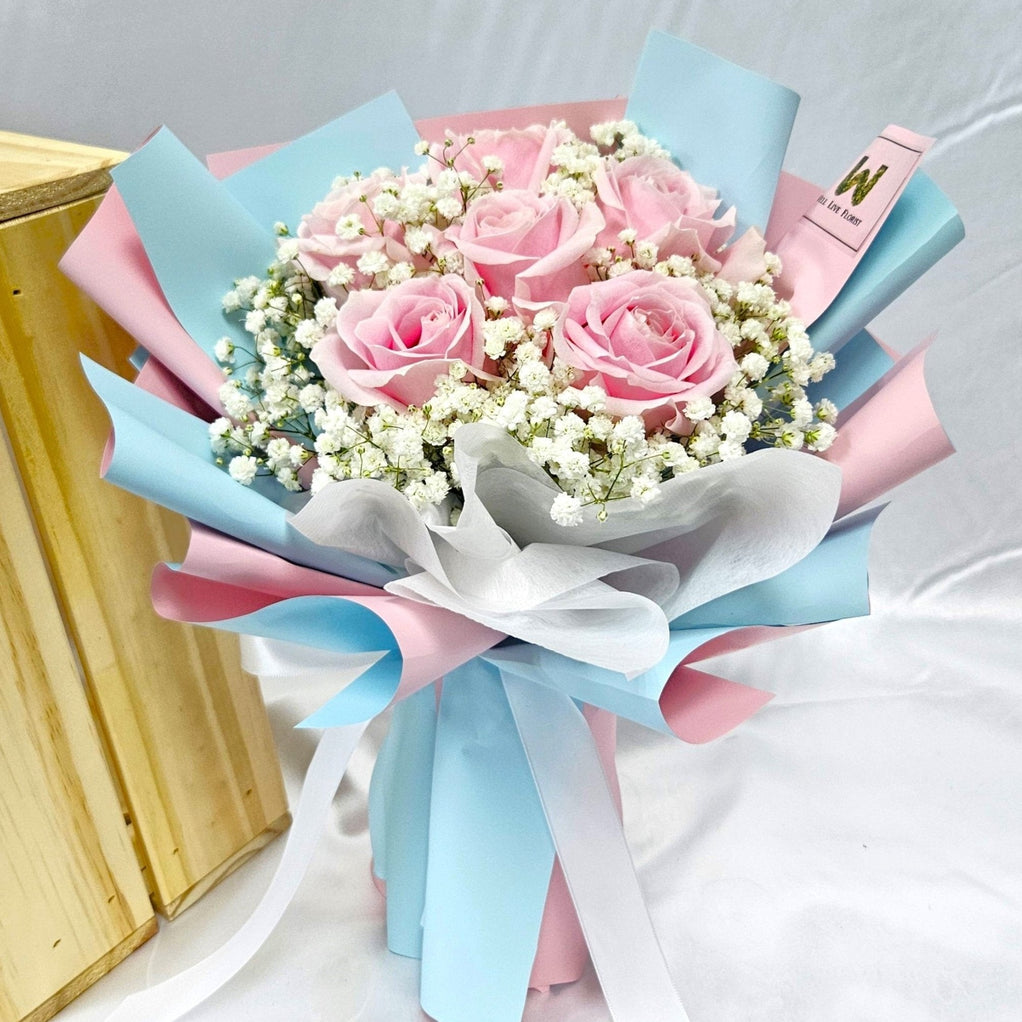 Stunning Hand Bouquets Singapore | Well Live Florist