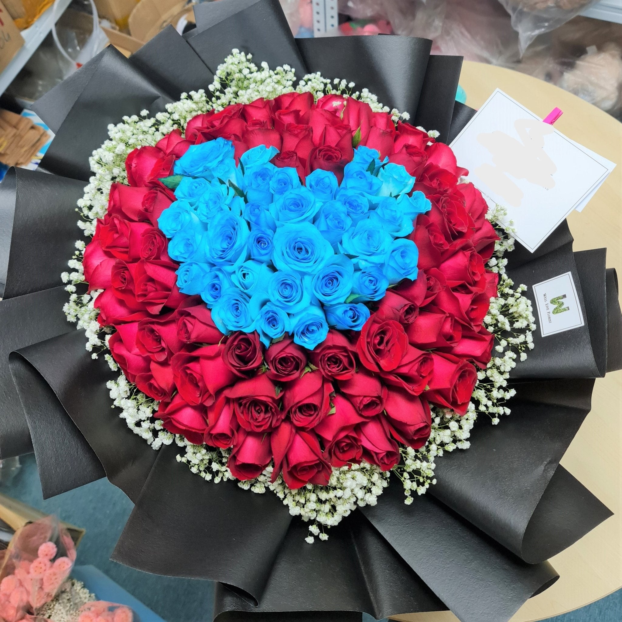 Affordable 99 Rose Bouquets in Singapore | Well Live Florist